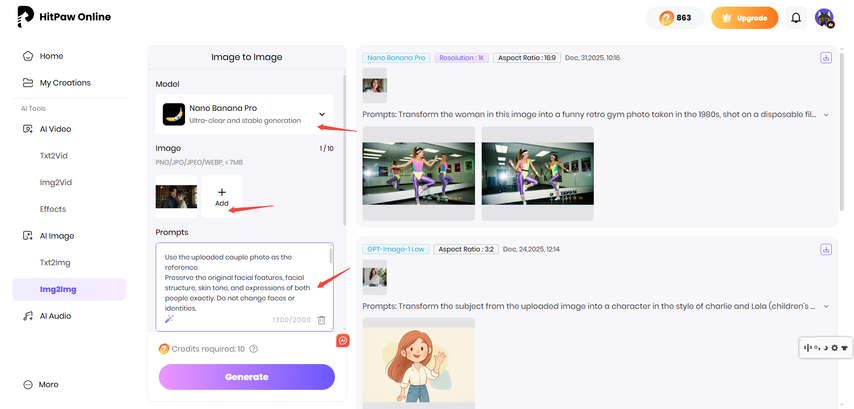 Google Gemini AI Photo Prompt 2026 - Retro Couple Photo Prompts